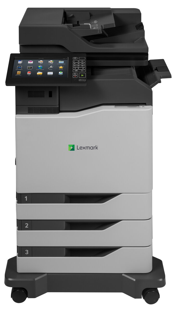 Lexmark cx860dtfe multifonction laser c. Cx860dtfe mfp color a4 ...