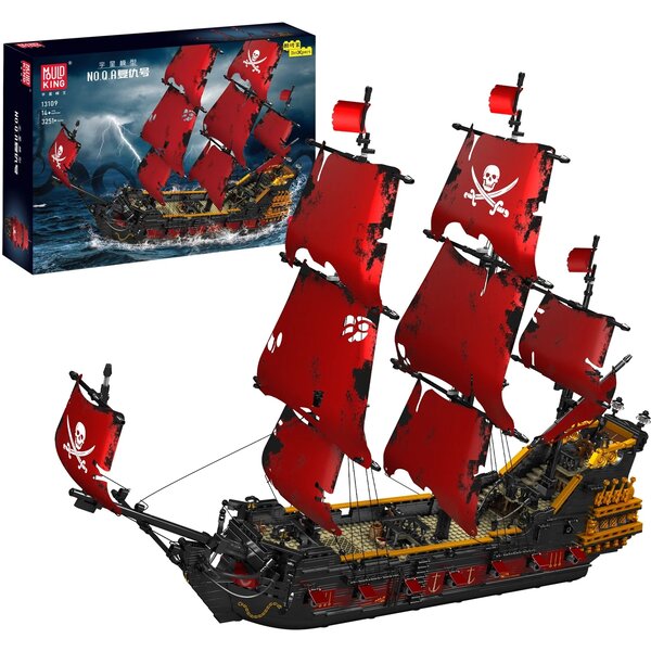 Mould King 13109 - Le bateau pirate Queen Anne's Revenge - La Poste