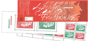 Carnet 14 timbres Marianne l'engagée - Salon d'Automne - La Poste