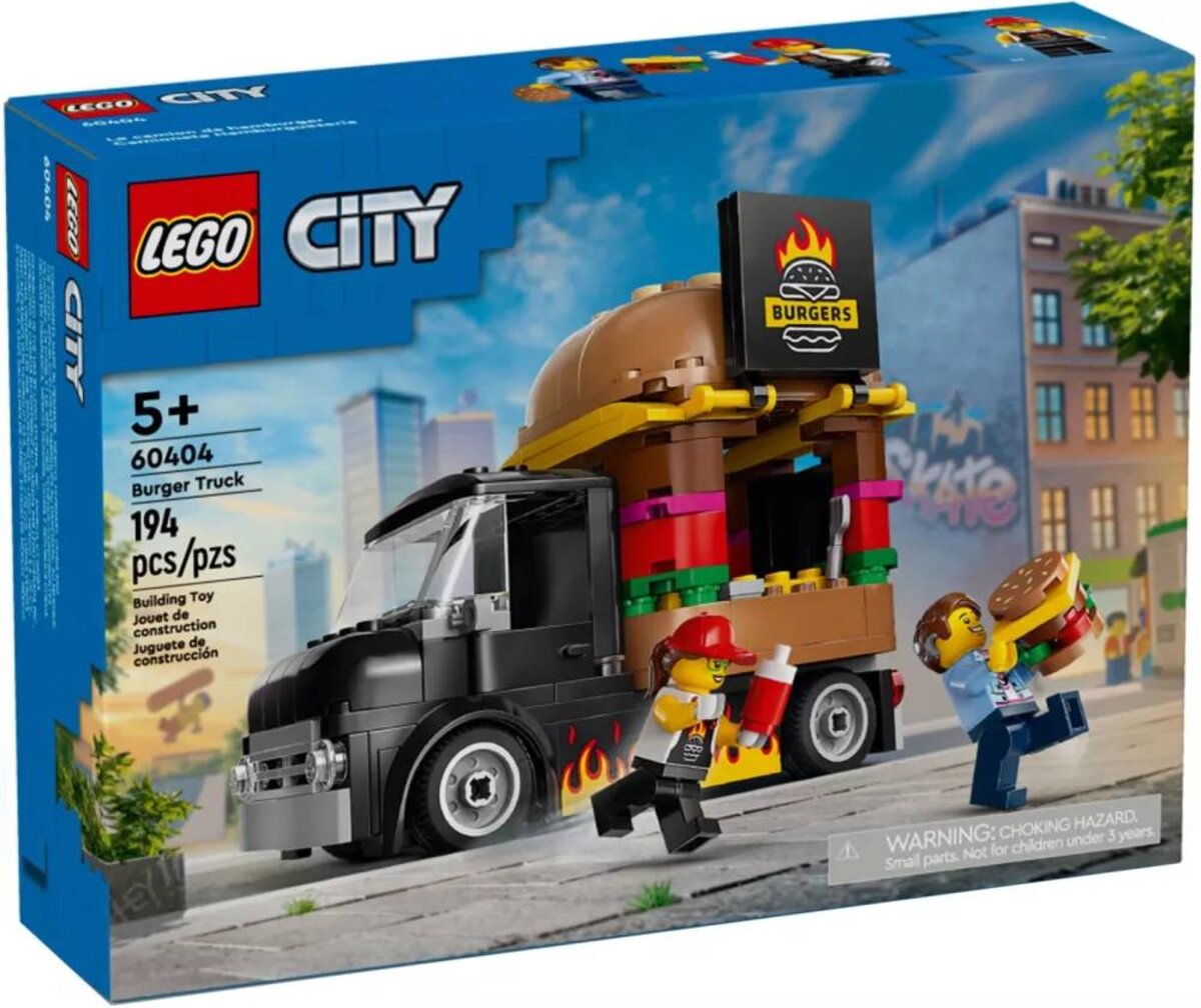 LEGO City - Food-Truck à Burgers 60404 : Amusement et Créativité pour ...
