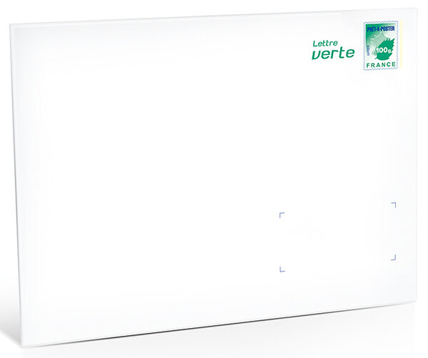 Prêt-à-Poster - Lettre Verte - 100g - Lot de 10 - La Poste