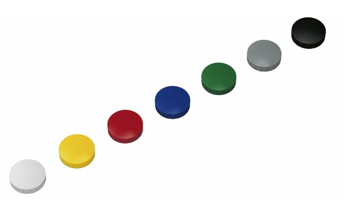 Boite de 10 Aimants MAULsolid 32mm Puiss. 0,8 kg Assorti MAUL - La Poste