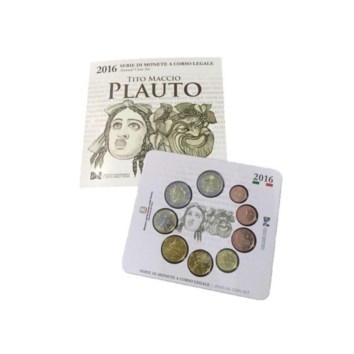 Coffret série euro BU Italie 2016 (Plaute) - La Poste