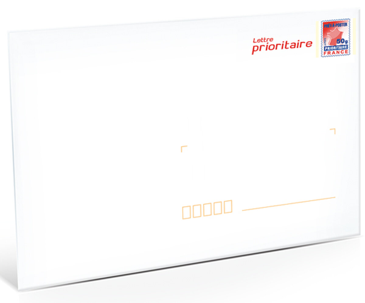 Prêt-à-Poster - Lettre Prioritaire - 50g - Unité - La Poste