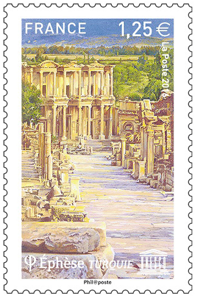 Timbre - Unesco - Ephèse - La Poste