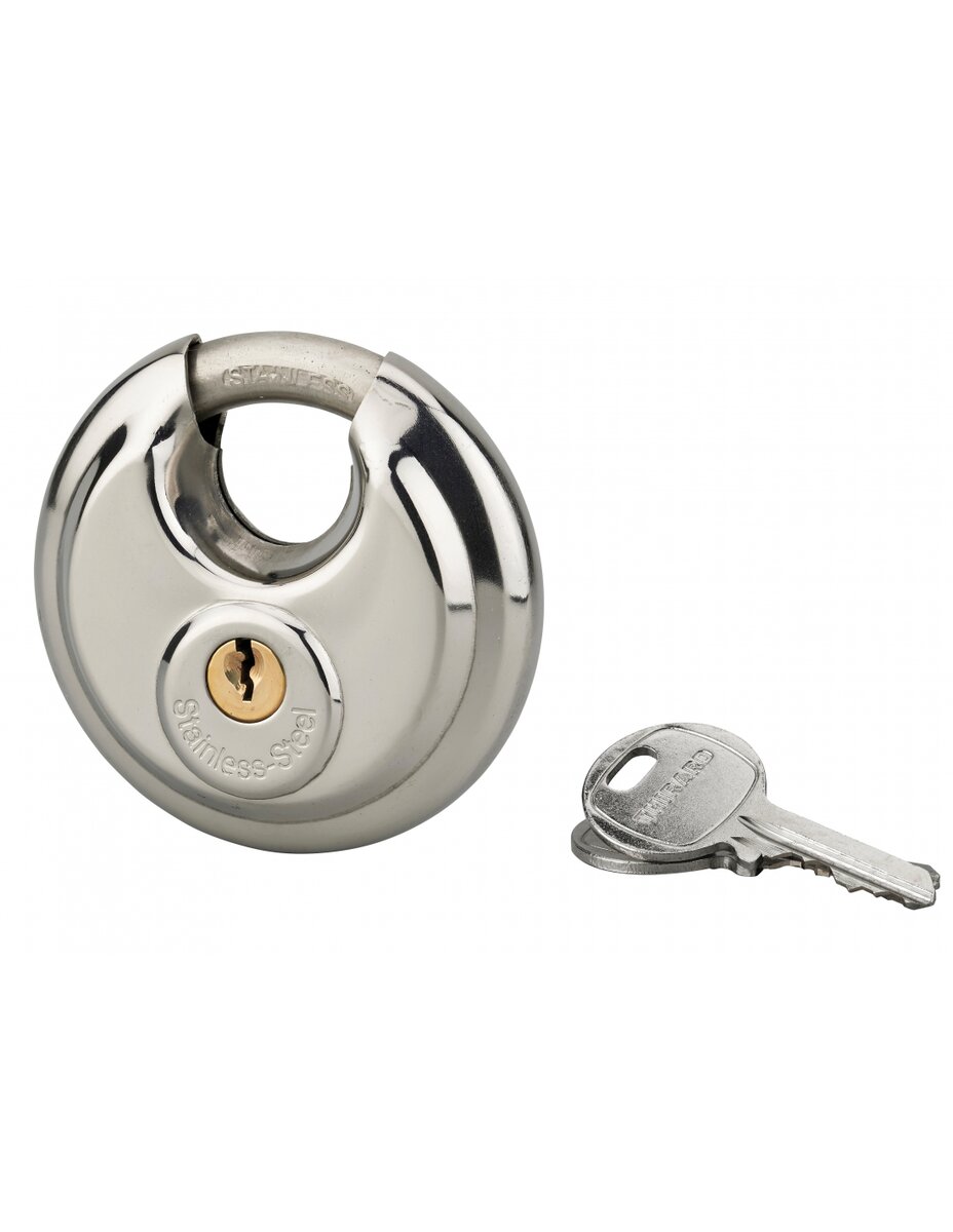 THIRARD - Cadenas à clé Astra inox intérieur anse inox 70mm 2 clés ...