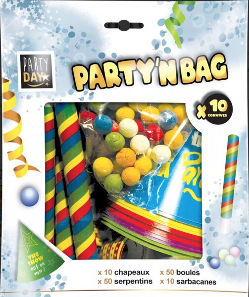 Cotillon Party n Bag 10 personnes - La Poste
