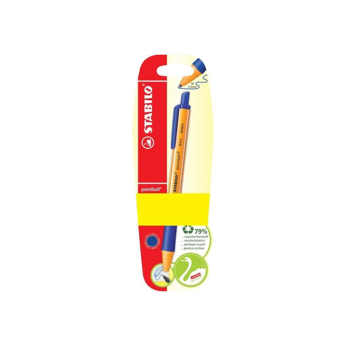STABILO pointball - stylo-bille - bleu - La Poste