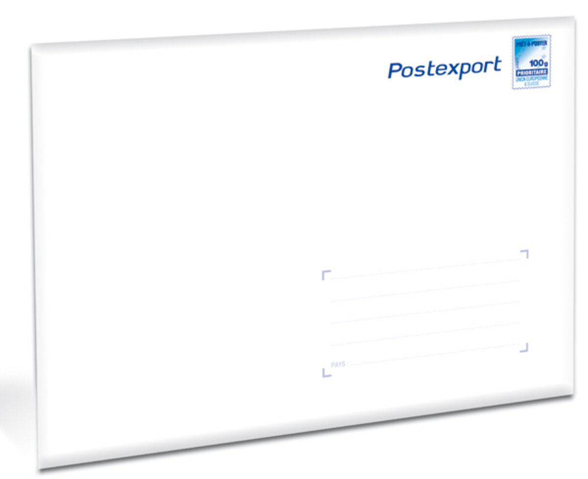 Enveloppe Postexport 100g - Union Européenne et Suisse - La Poste