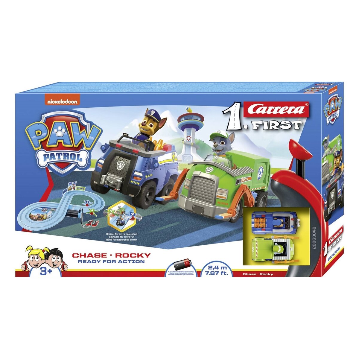 CARRERA 20063040 - PAW PATROL - Ready for Action - Circuit de course ...