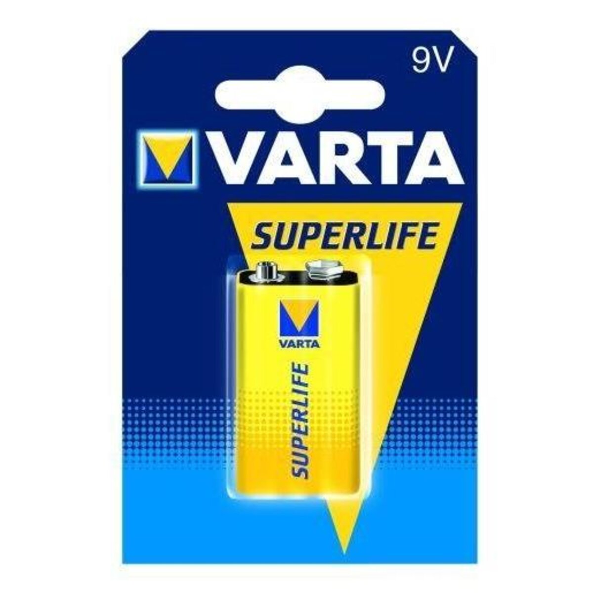Blister de 1 Pile Saline Superlife 2022 9V E-Block 6F22 VARTA - La Poste