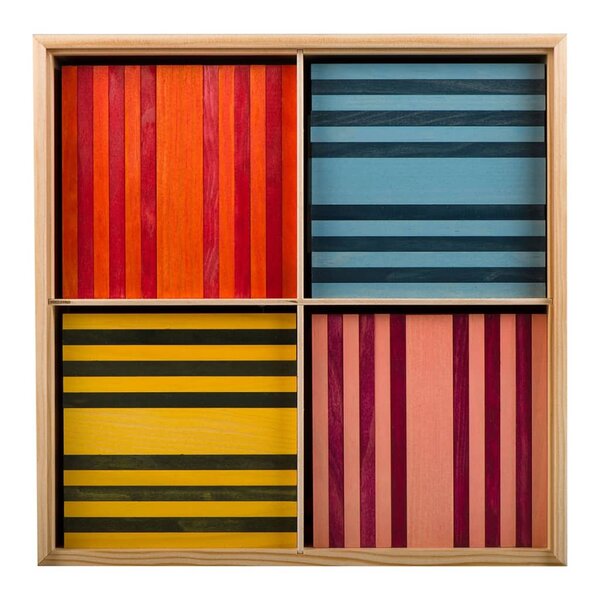 Kapla ensemble de 100 planches en bois octocolor 8 couleurs kapl172102 ...
