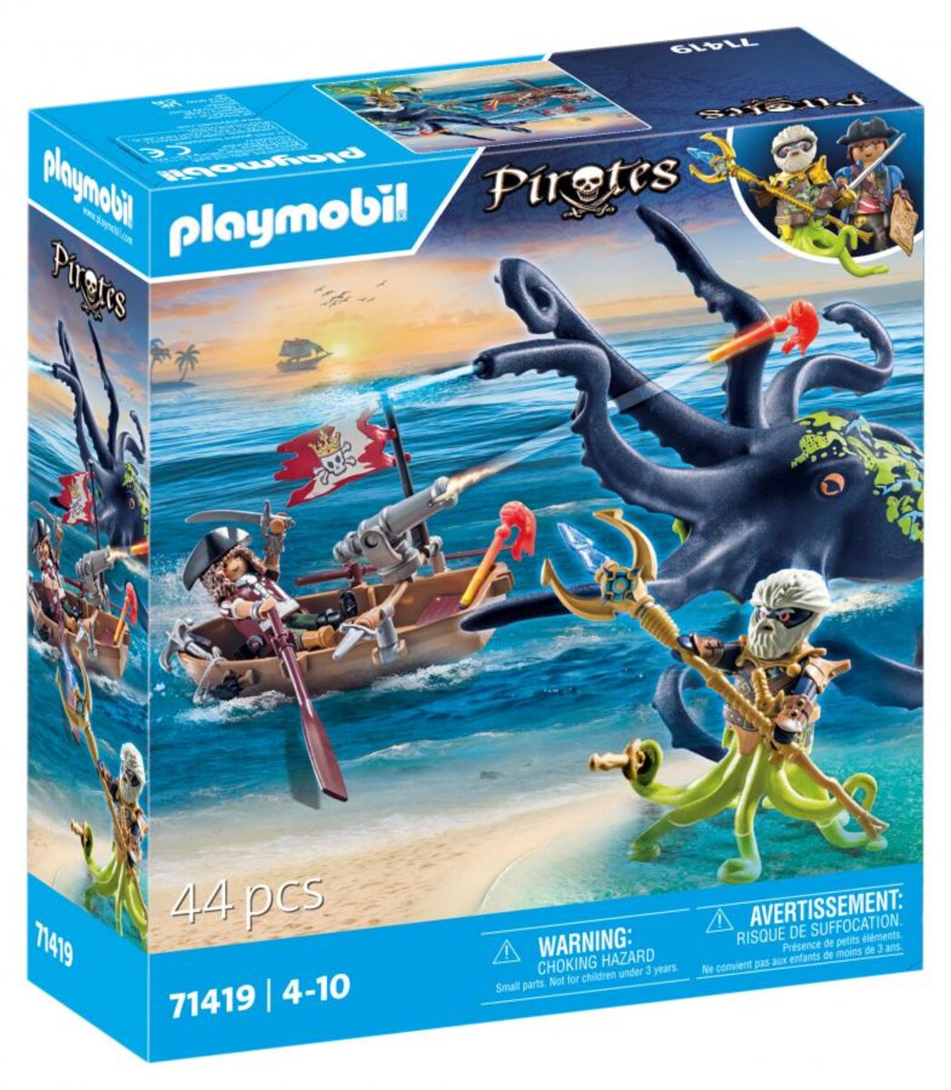 71419 Pirate avec pieuvre géante - La Poste
