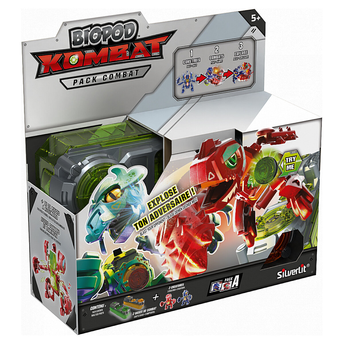 Pack Duo Biopod Kombat : 2 Robots Dinosaure à Construire - La Poste Pro