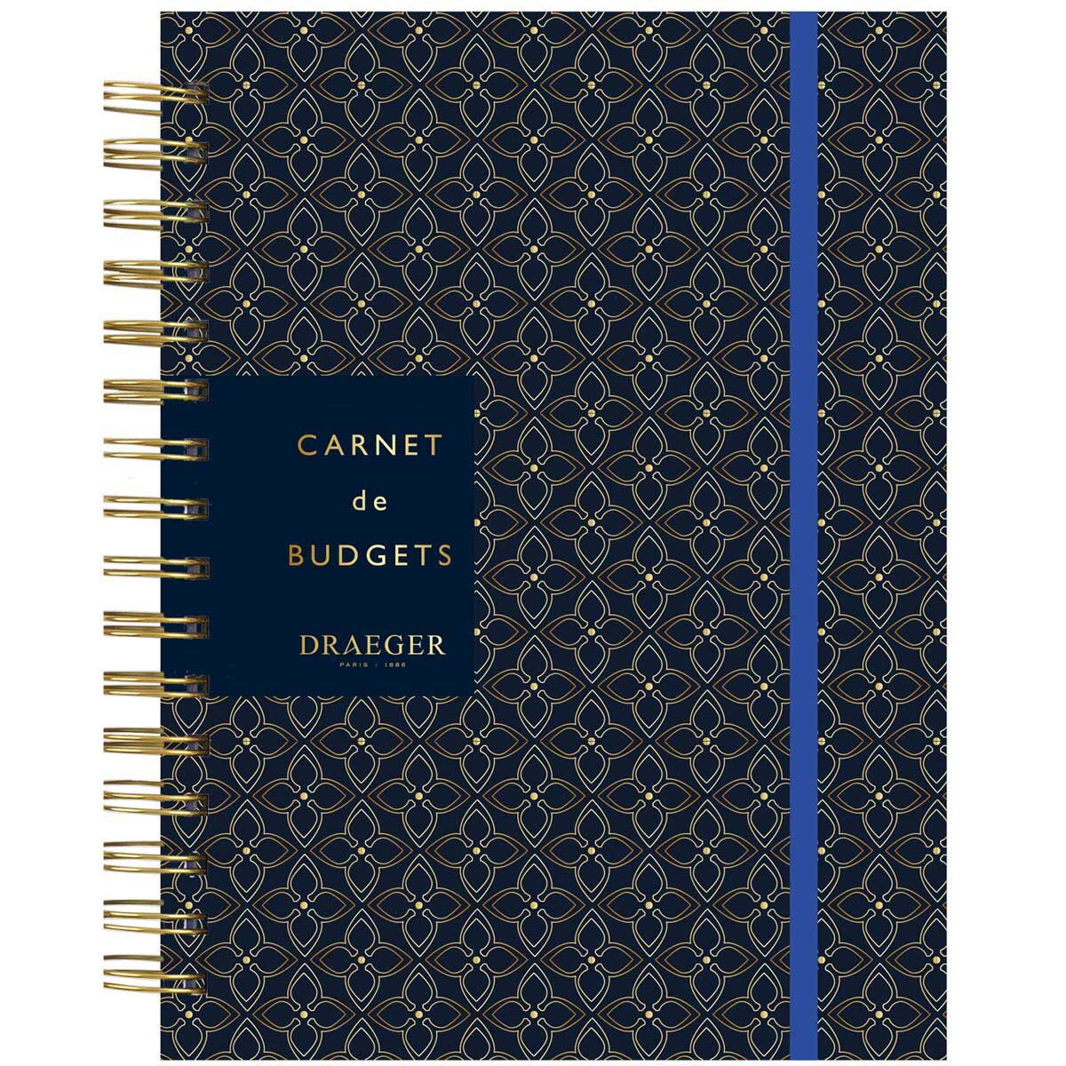 Carnet Budget À Spirales A5 - 192 Pages - Bleu Marine - Draeger paris ...