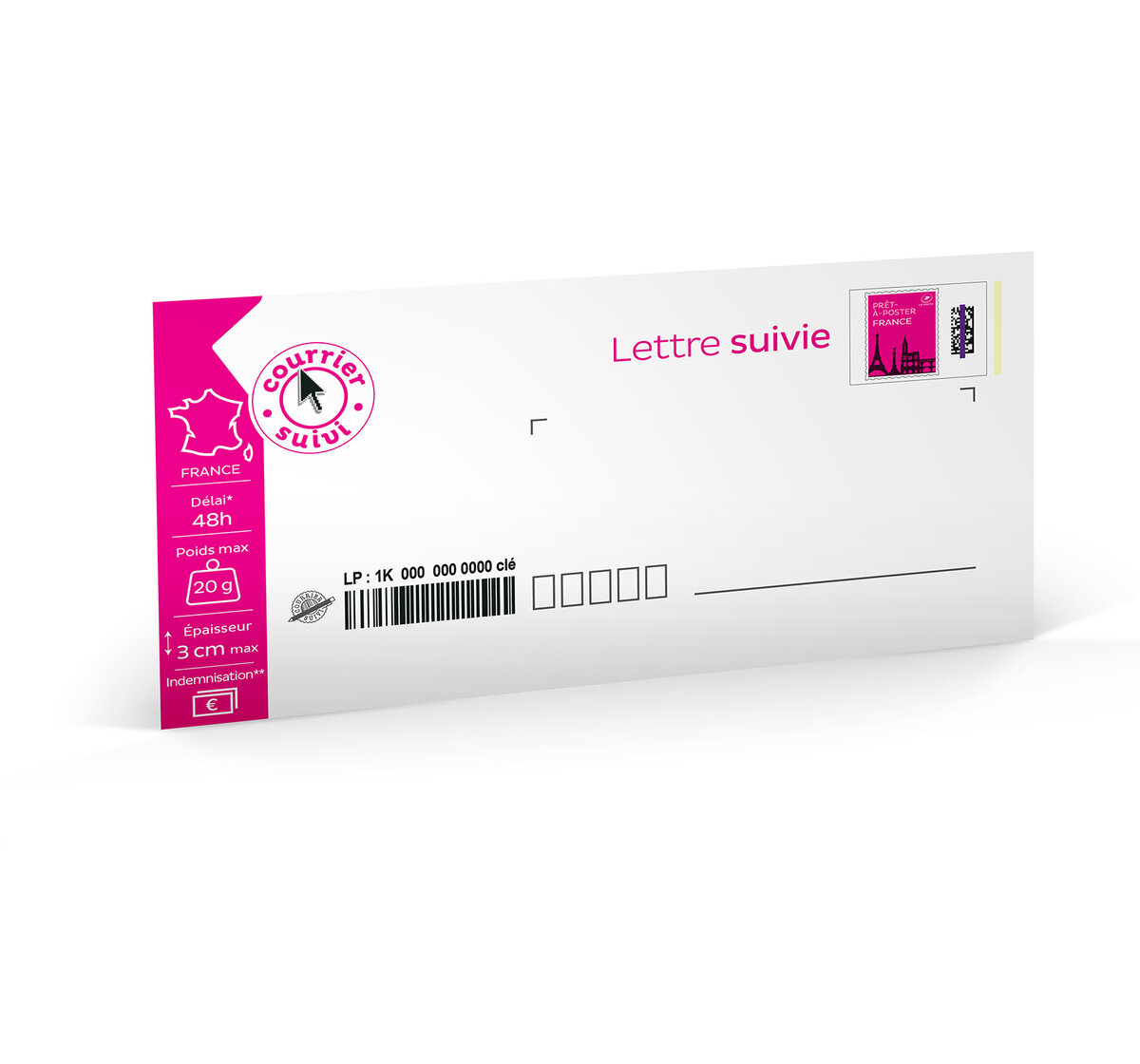 Lettre Suivie Postzegel Met Volgoptie Lettre Verte 20G (2022)