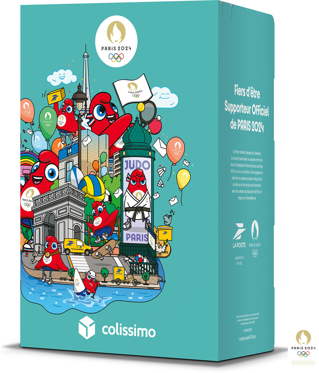 Colissimo Prêt-à-Envoyer France - Boîte de taille L - 5 kg - Paris 2024 ...