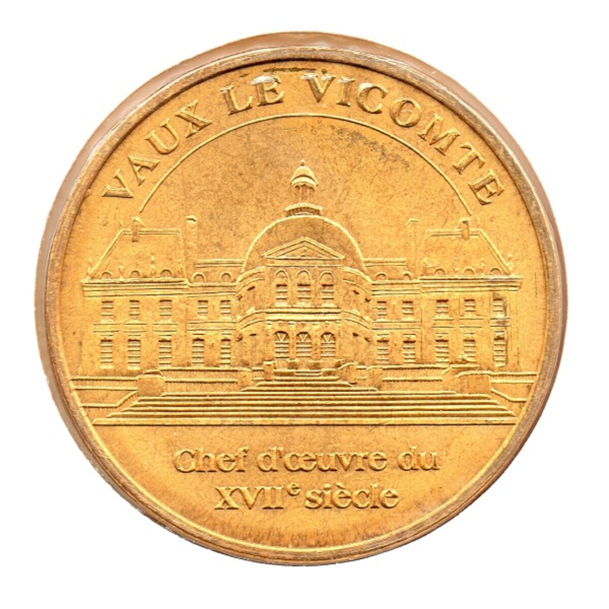 Mini médaille monnaie de paris 2008 - vaux le vicomte - La Poste