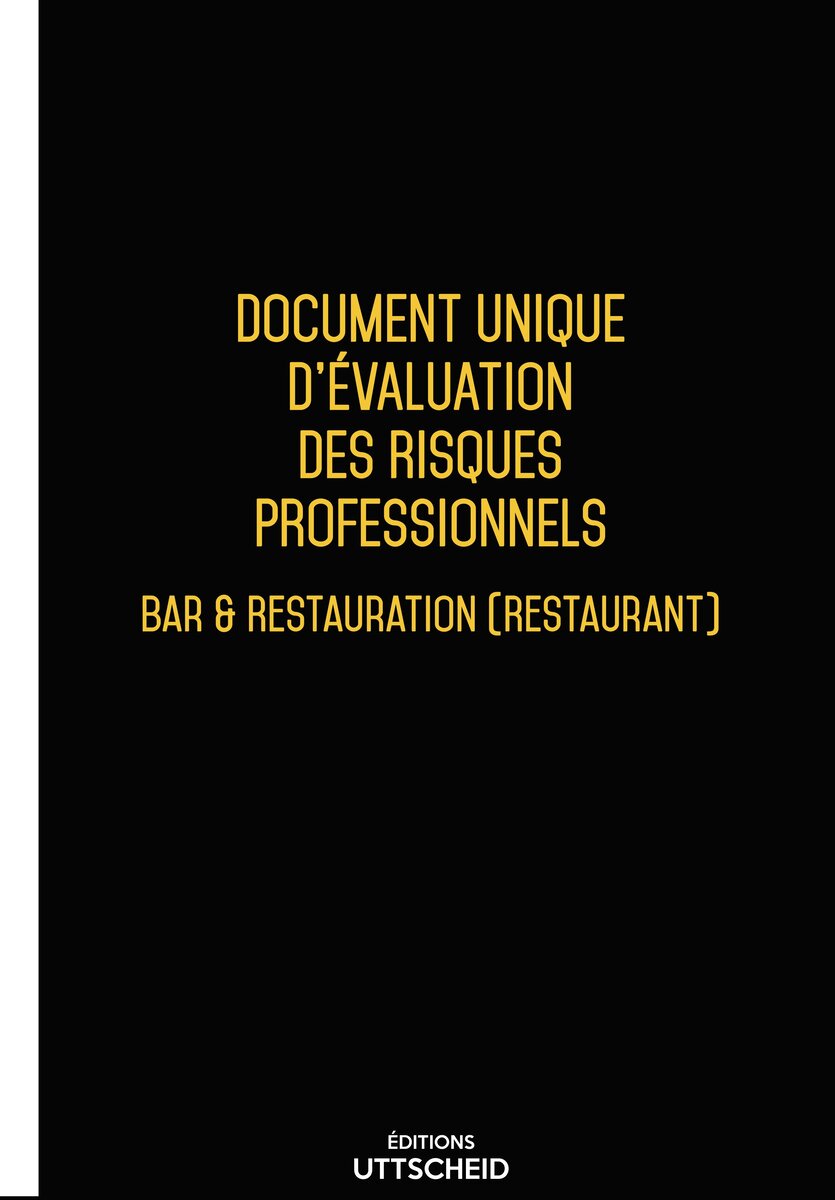 Document Unique d'évaluation des risques professionnels métier (Pré ...