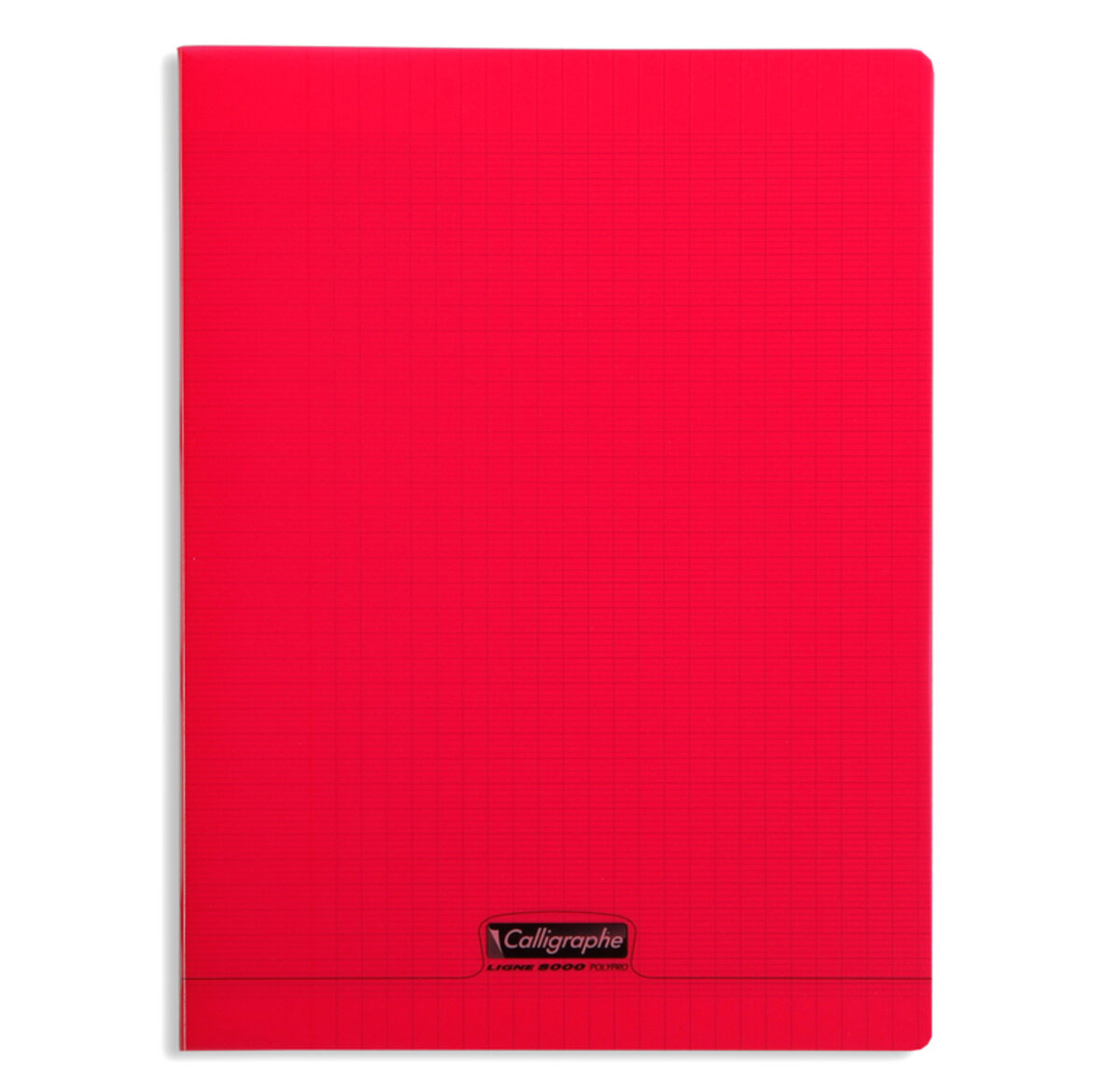 Cahier Polypro Piqué 24x32cm 96 pages séyès 90 g Rouge CALLIGRAPHE - La ...