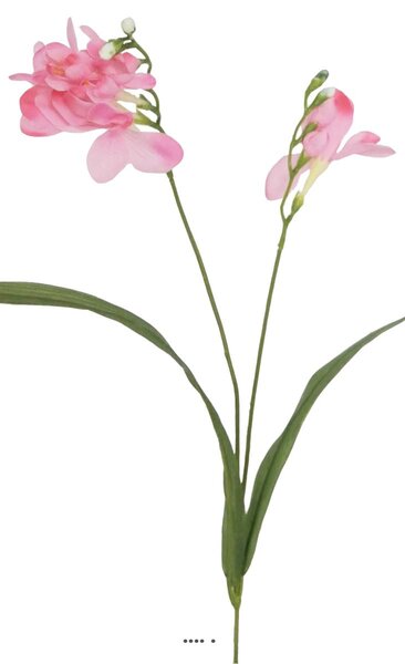 Freesia factice en tige fleur des champs h70cm idéale bouquet rose ...