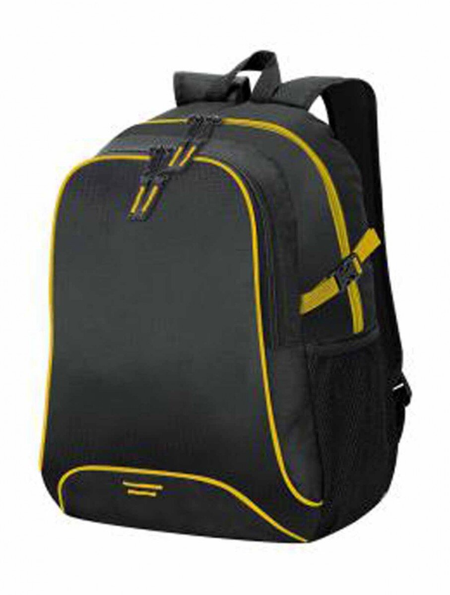 Sac à dos loisirs - 27 litres - 7677 - Black jaune - La Poste