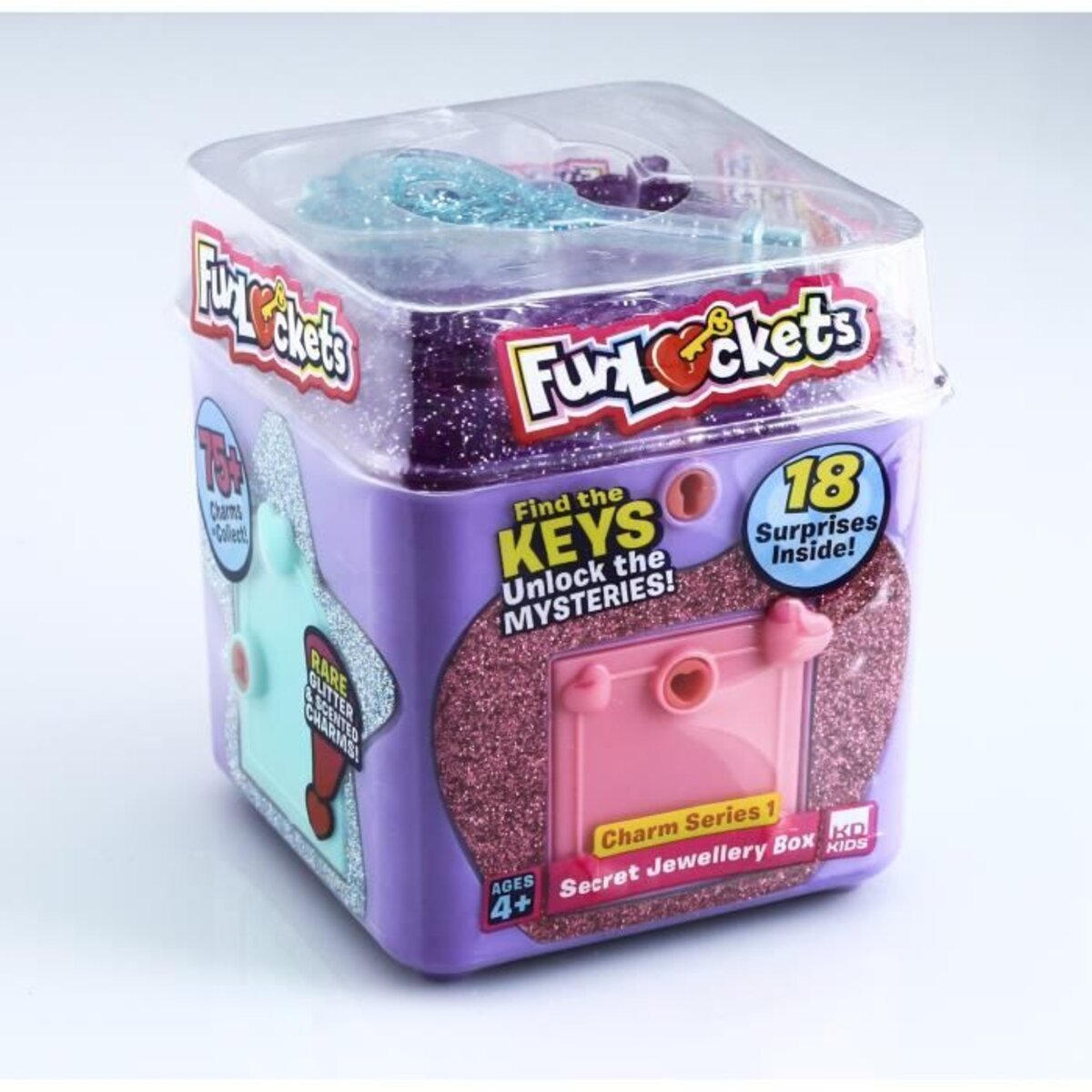 FUNLOCKETS Boite a Bijoux de 16 Pieces Pour Enfant - Modele Aléatoire ...