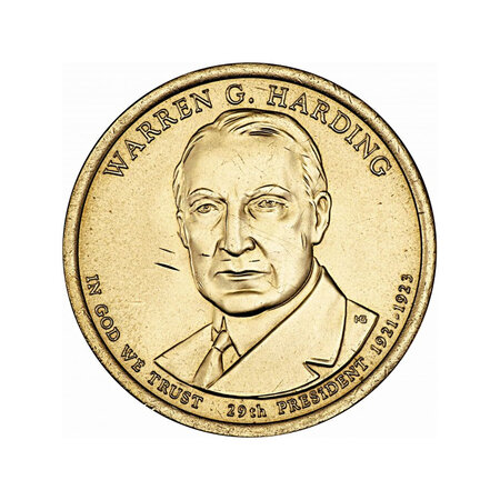 Warren g. Harding - 1 dollar - La Poste