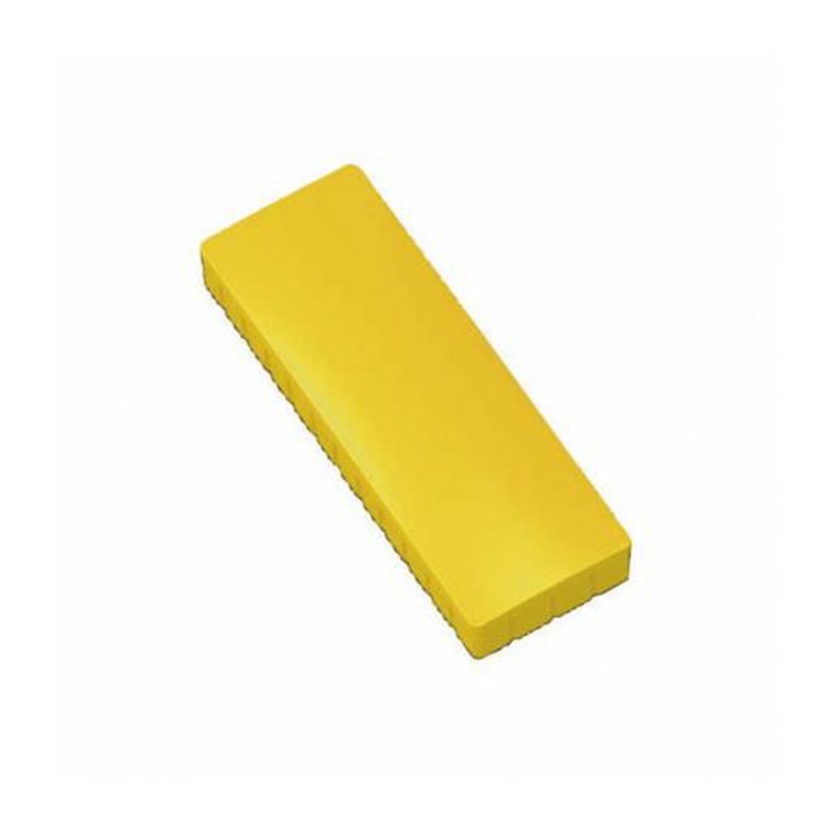 Boite de 10 Aimants MAULsolid 54x19 mm Puiss. 1 kg Jaune MAUL - La Poste