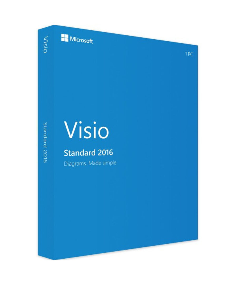 Microsoft Visio 2016 Standard - Clé licence à télécharger - La Poste