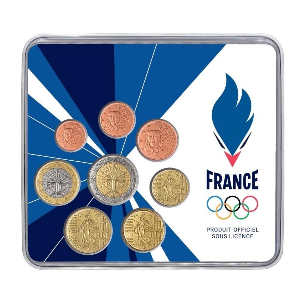 Mini-set série euro BU France 2021 – Jeux Olympiques d’été de Paris ...
