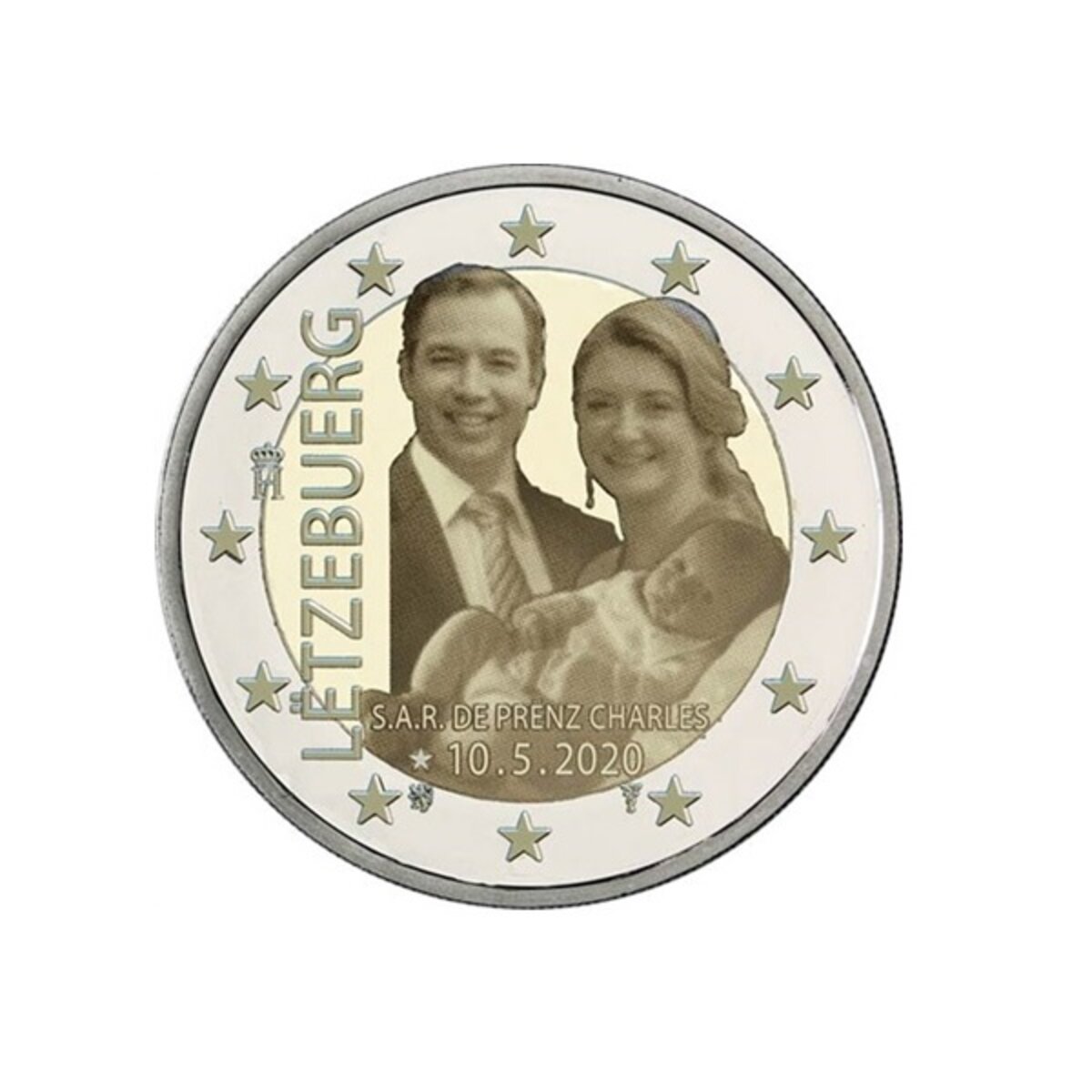 Pièce De Monnaie 2 Euro Commémorative Luxembourg 2020 Naissance Du