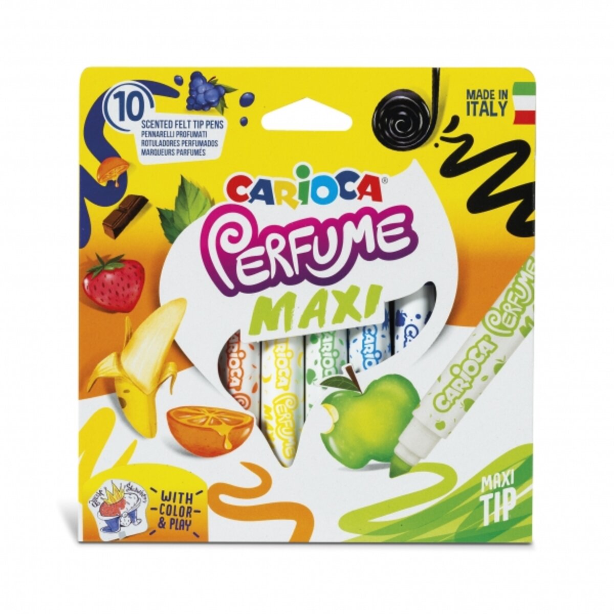 Carioca Parfum Maxi Pack de 10 Feutres - Encre Parfumée - Lavable ...