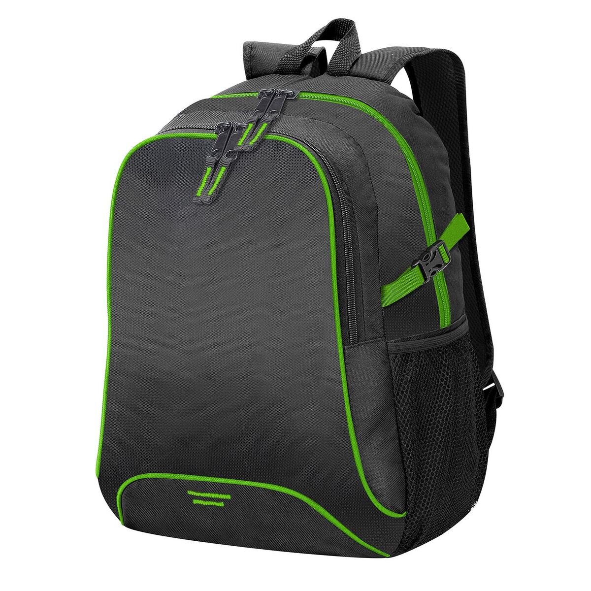 Sac à dos loisirs - 27 litres - 7677 - Black vert - La Poste