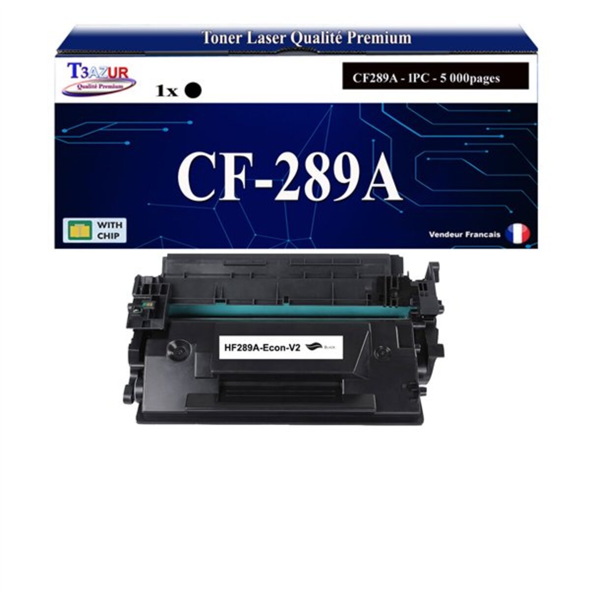 T3AZUR -4x Toners compatibles avec HP W1420X (142X) pour HP LaserJet ...