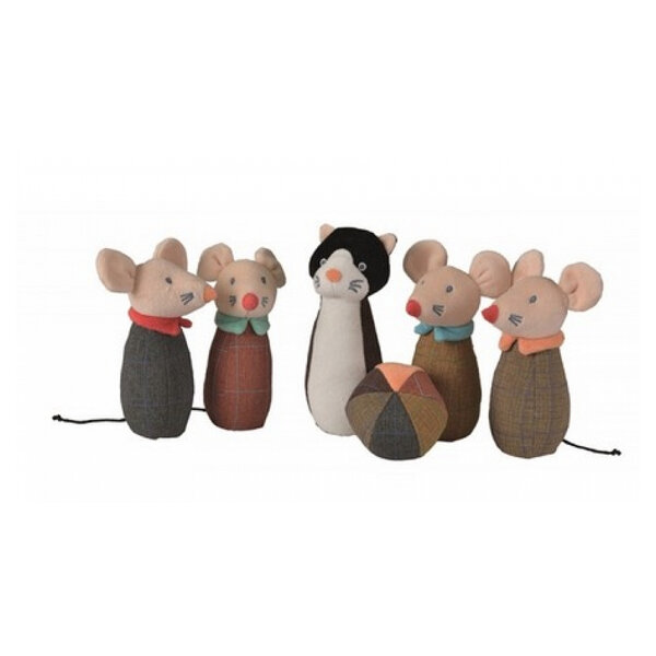 Jeu de bowling chat et souris - La Poste