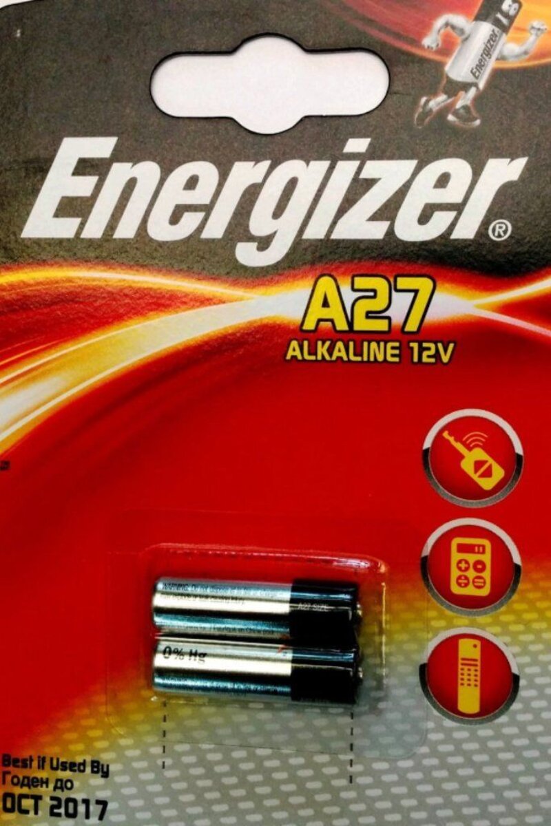 Blister de 2 Pile Alcaline A27/E27A 12V ENERGIZER - La Poste