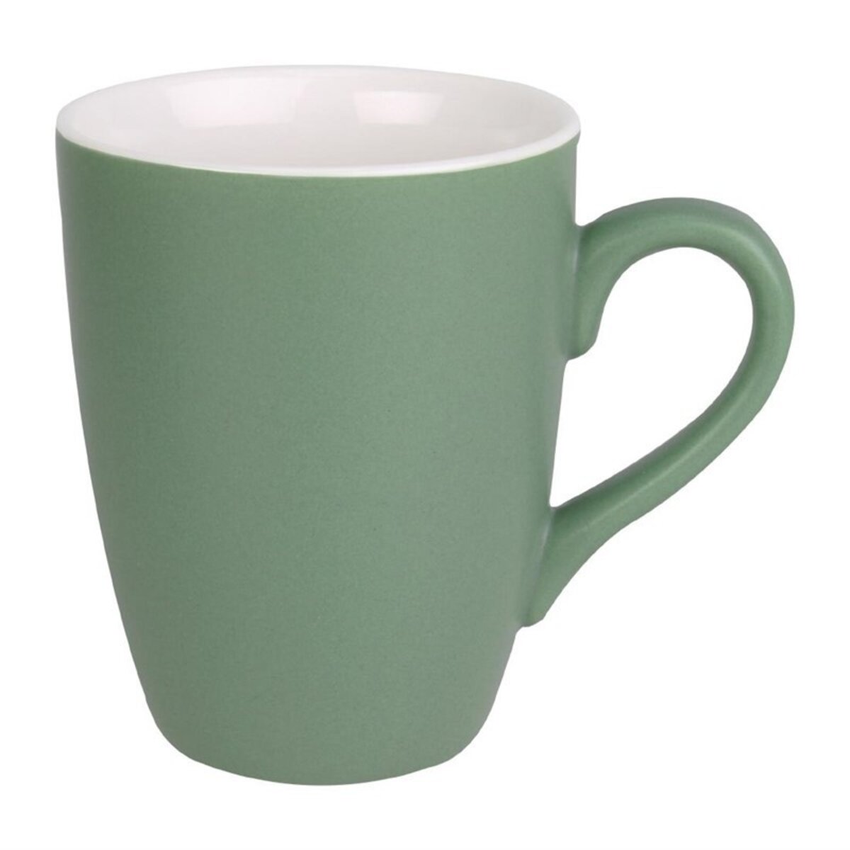 Mug vert 320 ml - lot de 6 - olympia - - porcelaine 115x110mm - La Poste