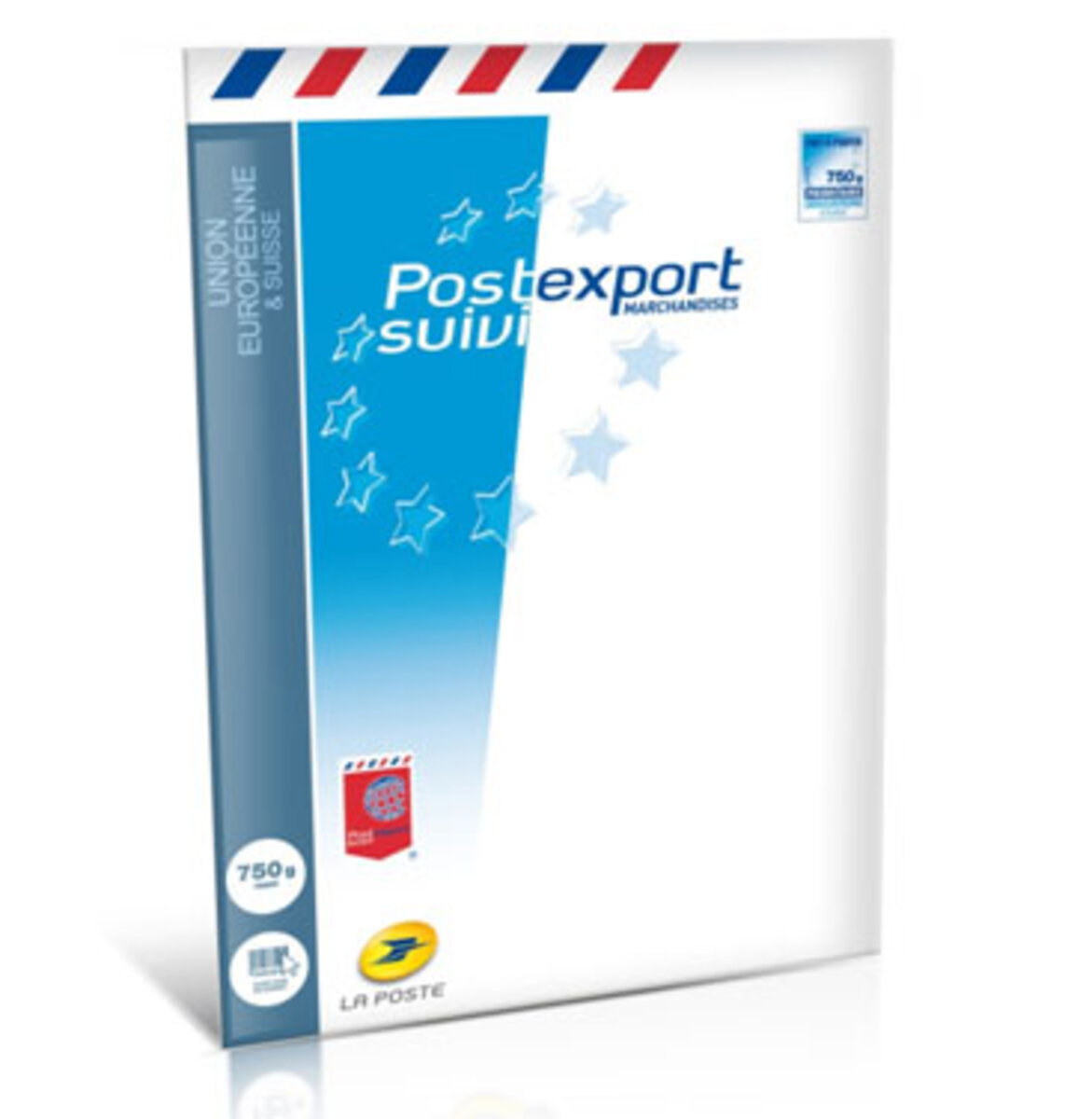 Prêt-à-Poster Postexport Suivi 750g - Union Européenne et Suisse - La Poste