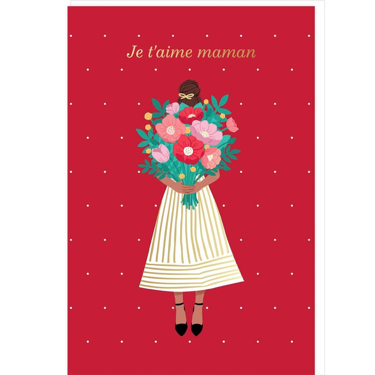 Carte Fête Des Mères "je T'aime Maman" - Draeger paris - La Poste