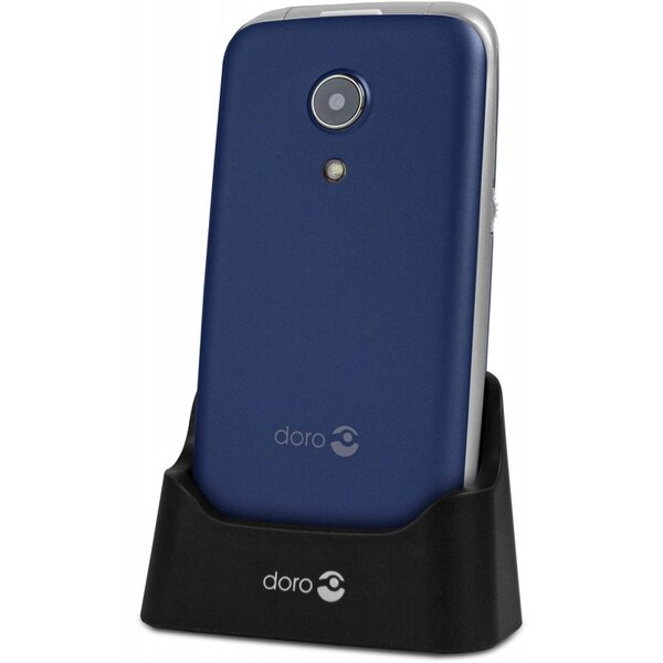 Téléphone à clapet doro 2414 - bleu - La Poste