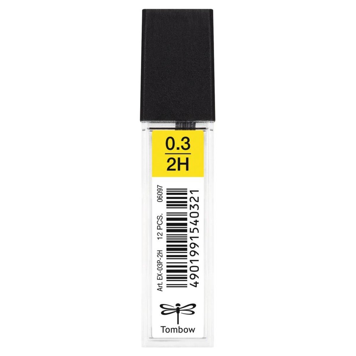 Etui de 12 Mines pour porte-mine pointe calibrée 0 3 mm dureté 2H ...