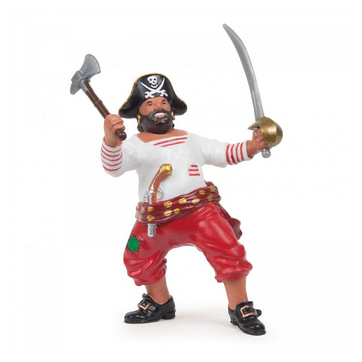 Figurine de Pirate à la Hache - Aventurier des Mers - La Poste Pro