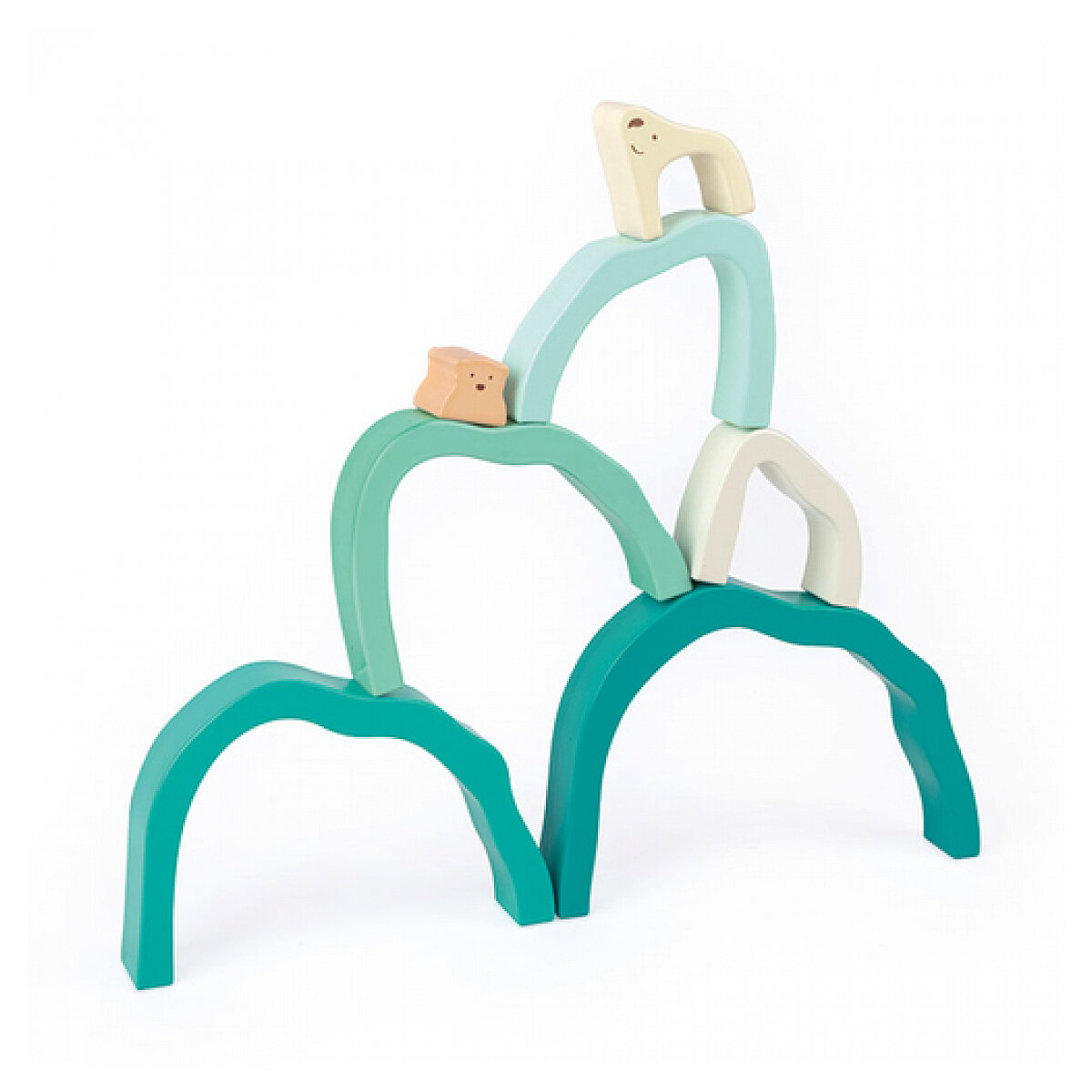 Arctic Polar Bear Stacking Blocks - La Poste