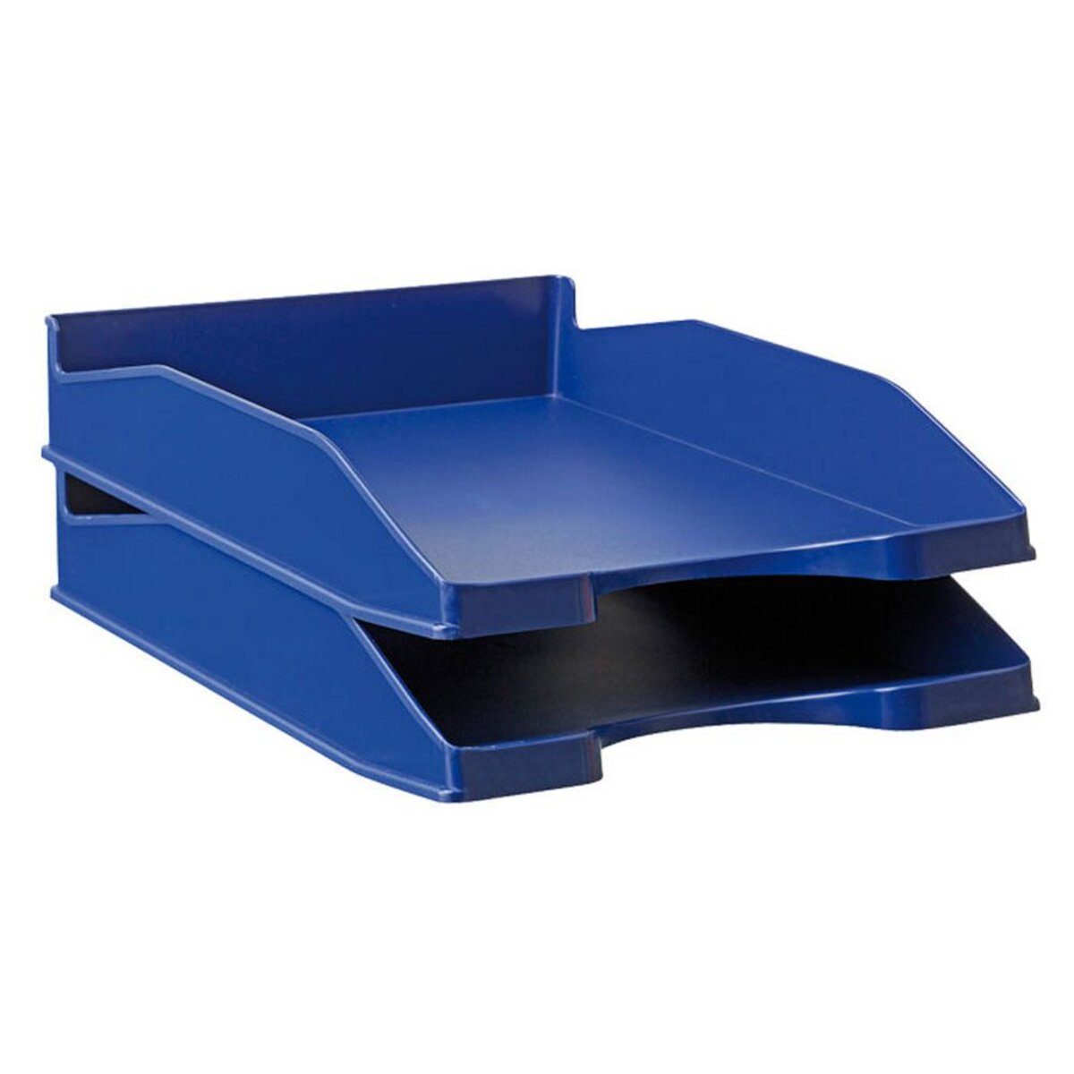 Bac à courrier, A4, bleu opaque (paquet 6 unités) - La Poste