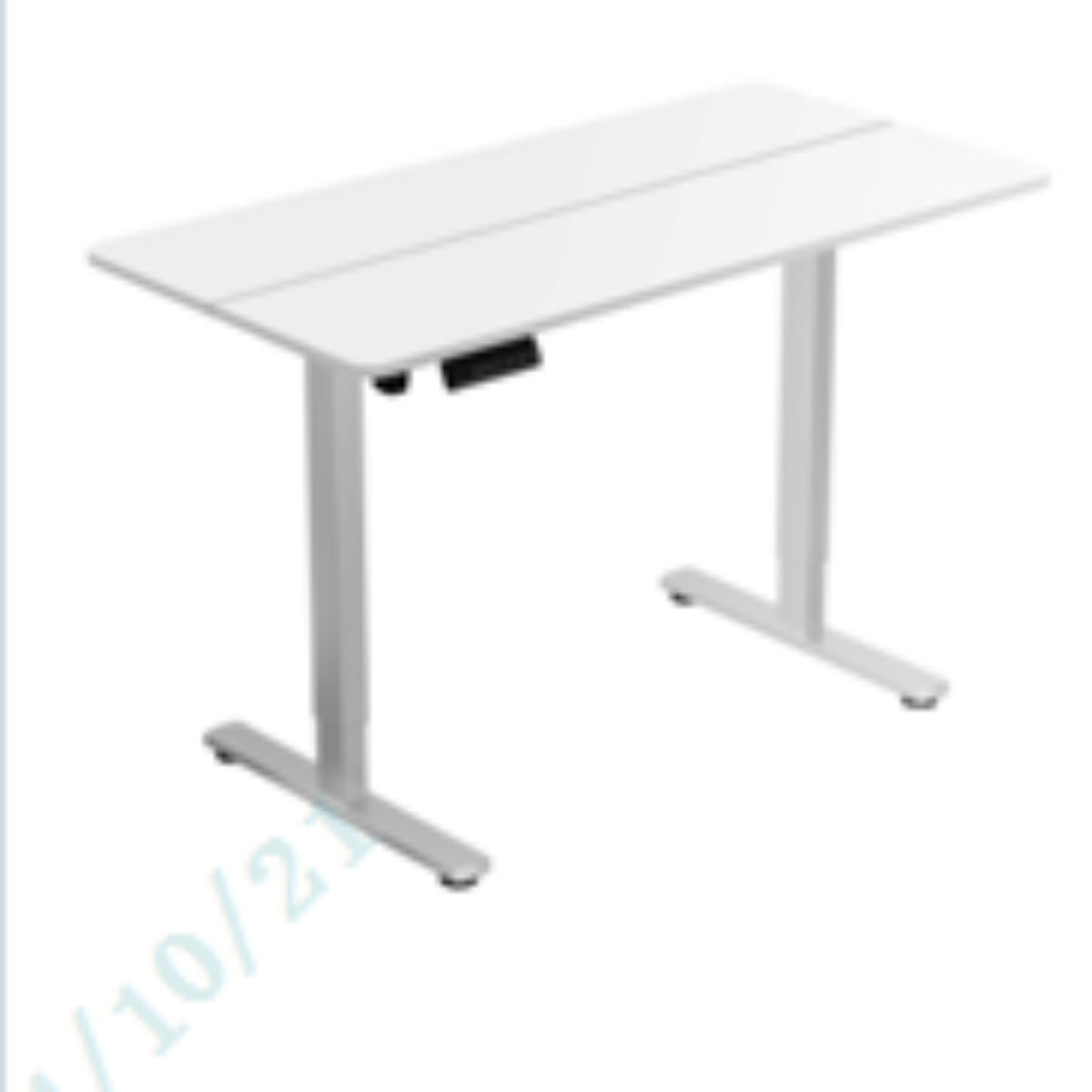 Bureau électrique assis-debout 120 x 60 x 73-118 cm ergonomique et ...