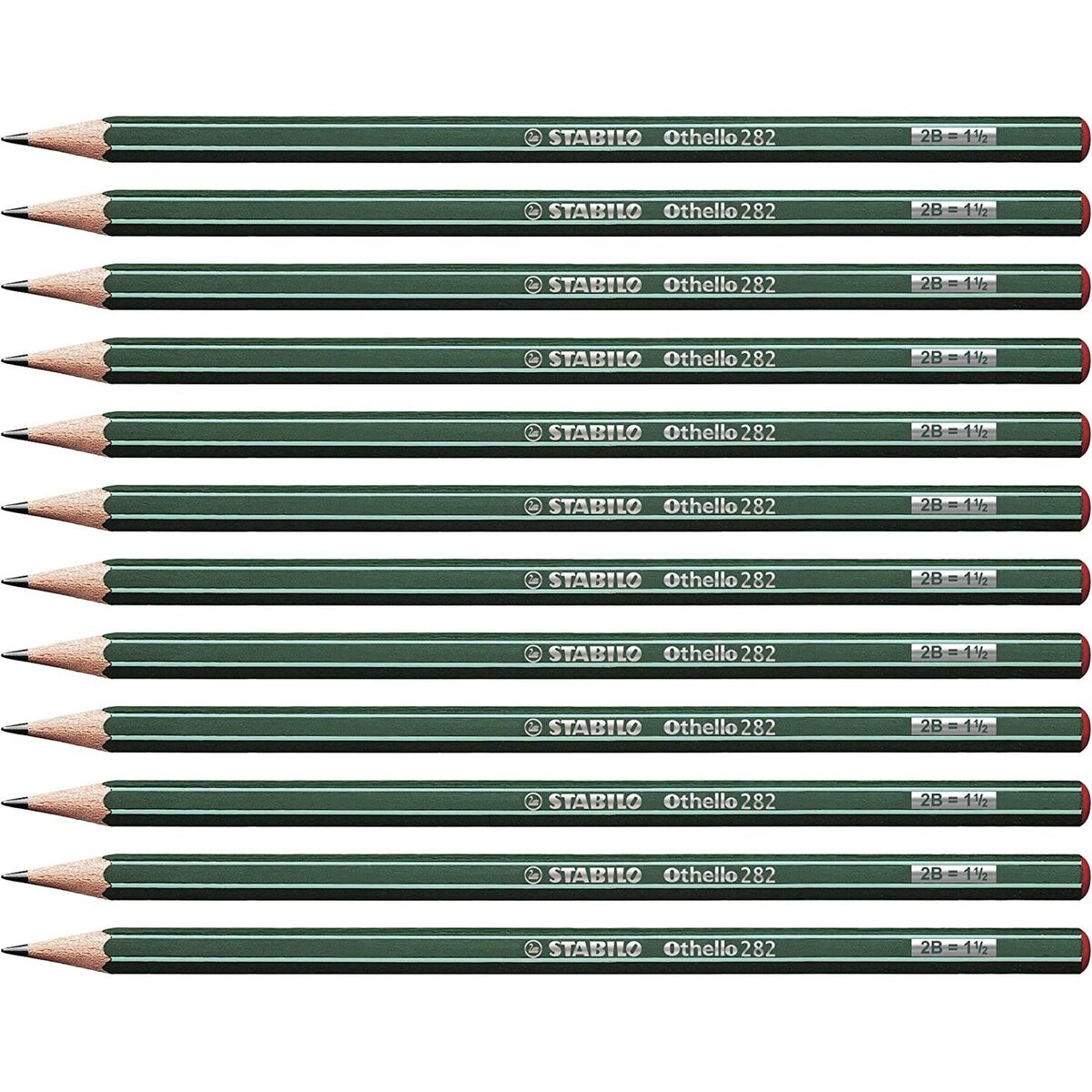 Crayon papier Graphite Othello Héxagonal 2B x 12 STABILO - La Poste