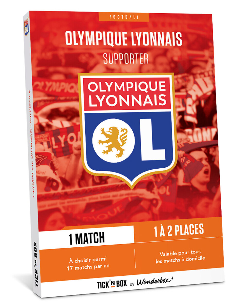 Coffret cadeau - TICKETBOX - Olympique Lyonnais - Supporter - La Poste