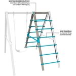 Hudora 64032 - Balançoire Vario module complémentaire échelle - La Poste