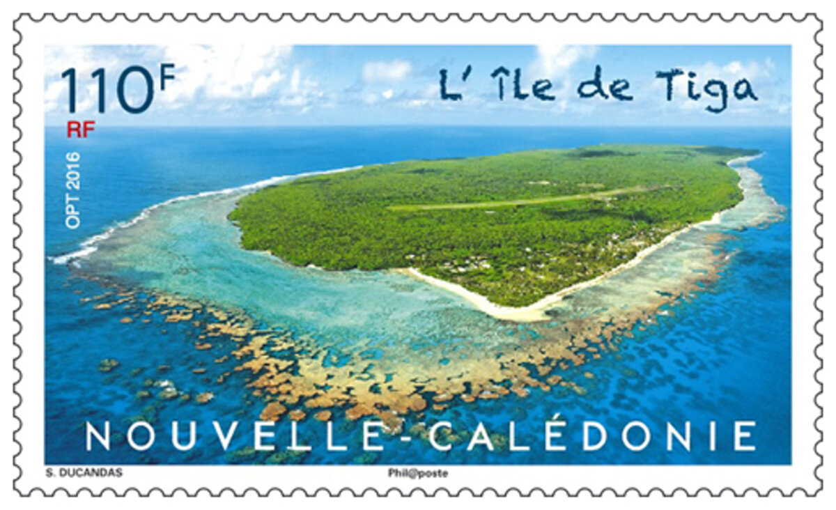 Nouvele Calédonie - L'île de Tiga - La Poste